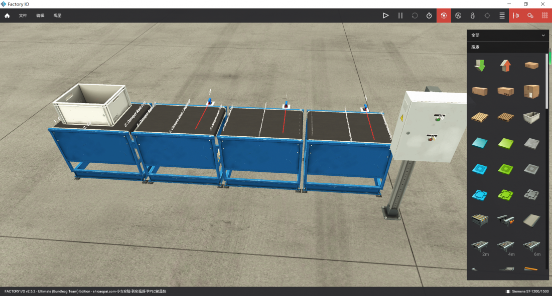 当前作品小传送带 factory io 场景下载属于FactoryIO场景一级分类下的国内网友分享二级分类下的国内网友分享三级分类 - 苏州实 ...