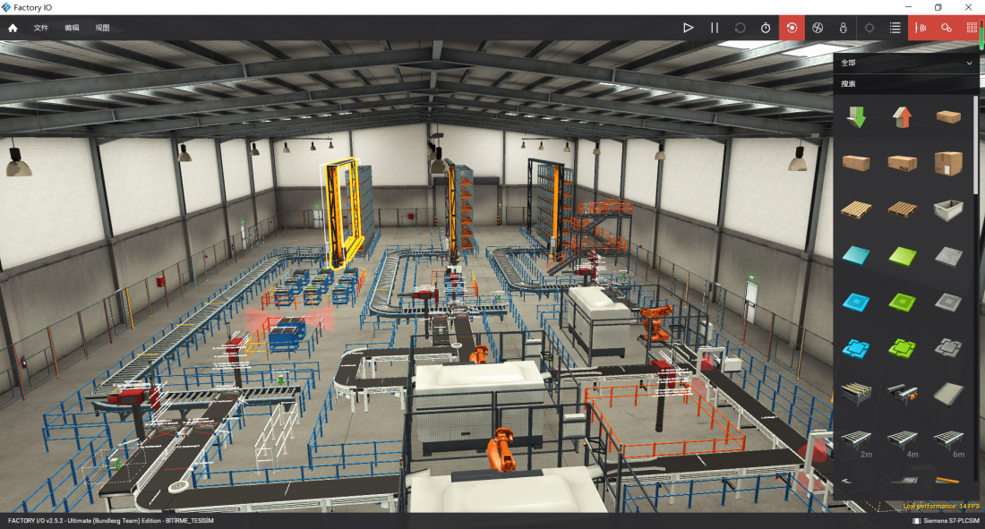 当前作品shicaopai.com-智能工厂factory io仿真场景-到实操派-学PLC就是快属于FactoryIO场景一级分类下的国外网友分享二级分类下的国外网友分享三级分类 - 苏州实 ...